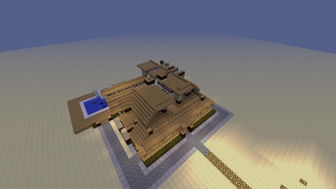 Handmade Castle / Modern house! Minecraft Map