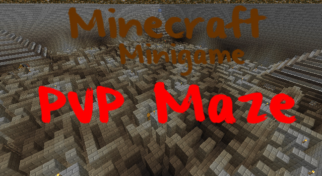 PVP Maze NEW Minecraft Minigame Minecraft Map