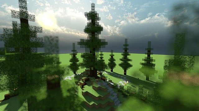 Custom Pine Pack Minecraft Map