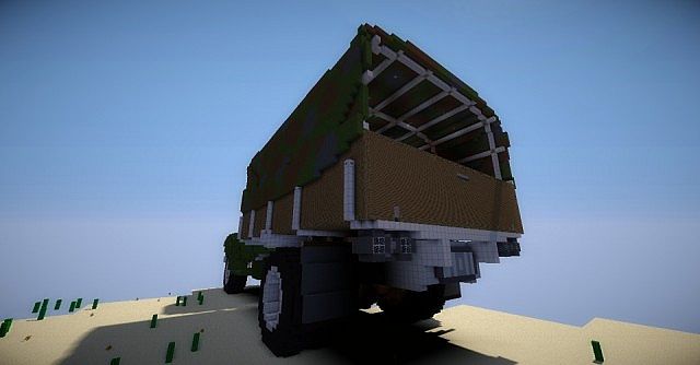 GAZ 53 Military Truck Minecraft Map