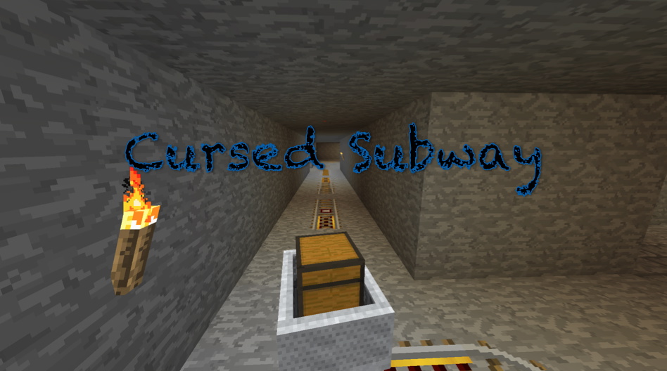 Minecraft Minigame - Cursed Subway Minecraft Map
