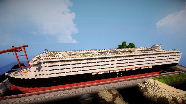 Modern Cruise-Ship - V 1.1 !!! Minecraft Map