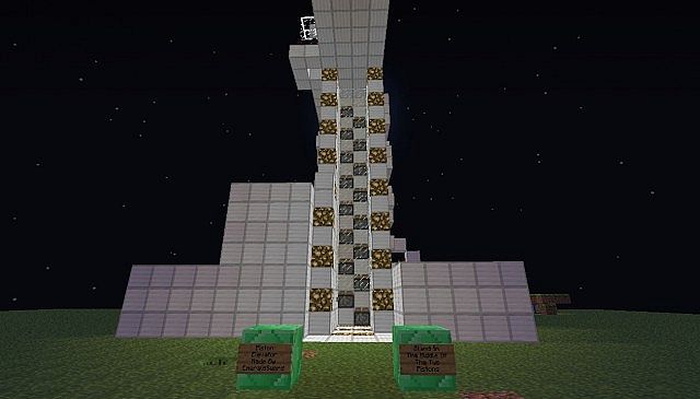 Piston Elevator Minecraft Map