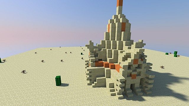~Desert Small Temple Minecraft Map