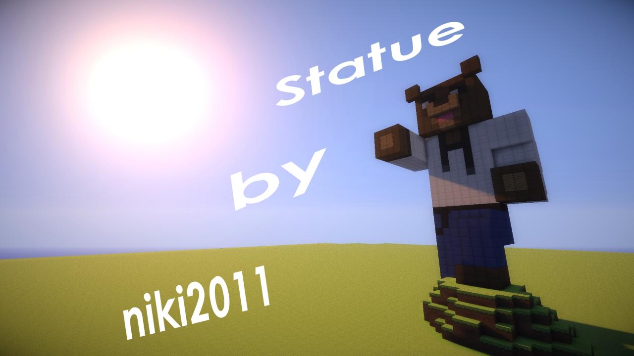 Statue - niki2011 (Skin by MattMortCake) Minecraft Map