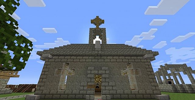 Stonebrick Church Minecraft Map