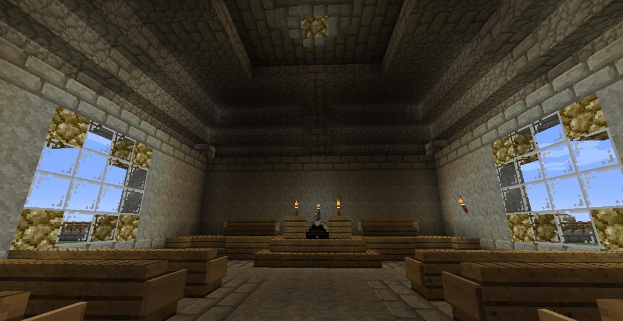 Stonebrick Church Minecraft Map