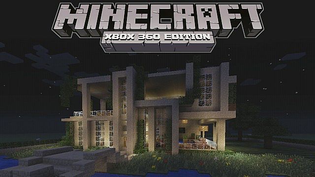 Large Modern Miami Style Beach House! w/ pool & Garden Minecraft Map