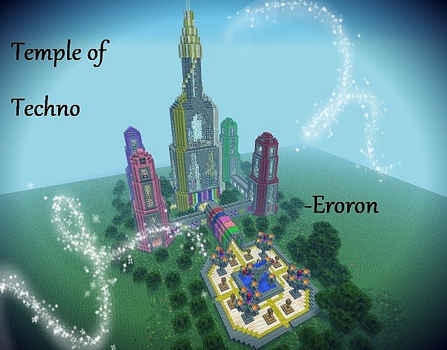 Temple of Techno Minecraft Map
