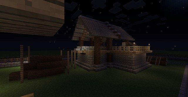 Epic Town with a Tower Minecraft Map