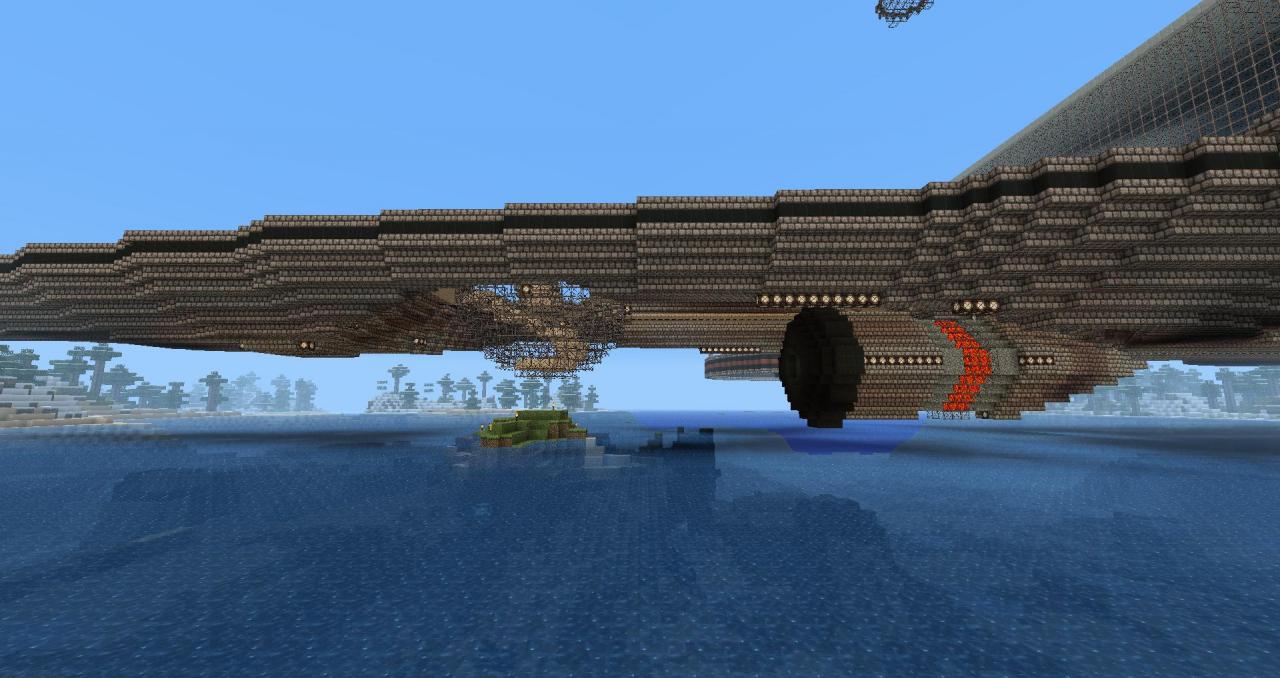 Daedalus Spaceship Minecraft Map