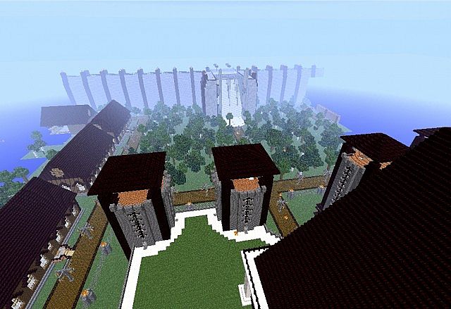 Bagrid Fortress (server spawn) Minecraft Map