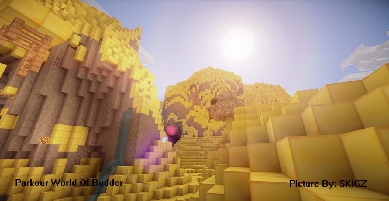 Parkour World Of Budder! [Parkour/ADV] Custom Map - Built By SKIGZ Minecraft Map