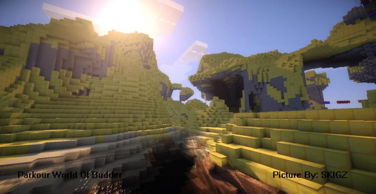 Parkour World Of Budder! [Parkour/ADV] Custom Map - Built By SKIGZ Minecraft Map