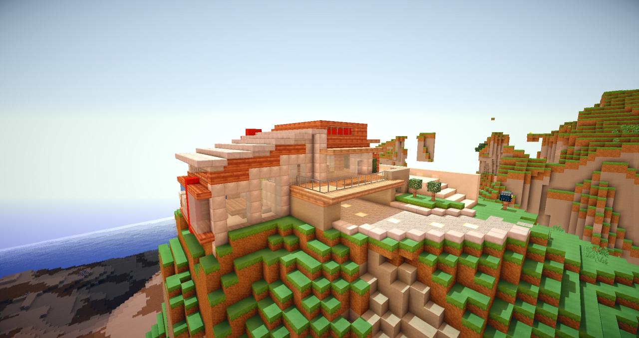 Cantilever cliffs Minecraft Map
