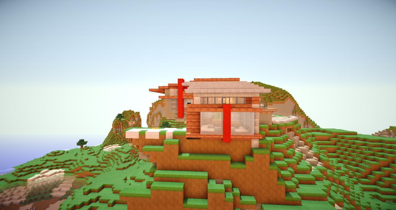 Cantilever cliffs Minecraft Map