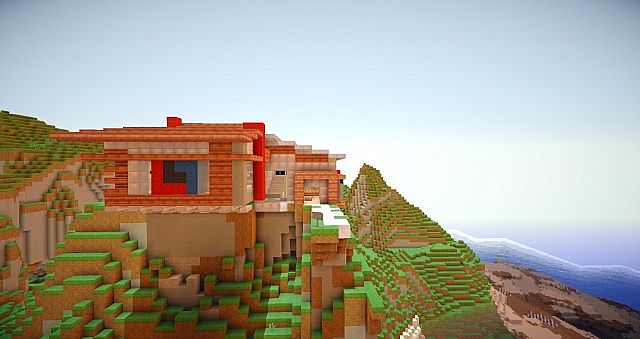 Cantilever cliffs Minecraft Map