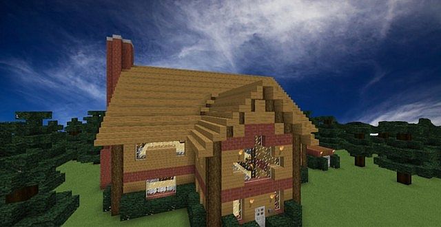 Rustic Theme Mansion Minecraft Map
