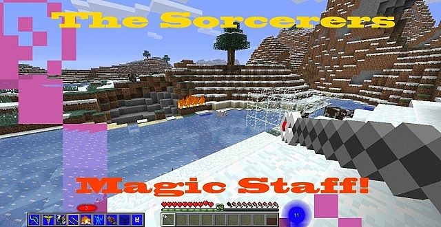 Sorcerers Magic Staff Minecraft Mod