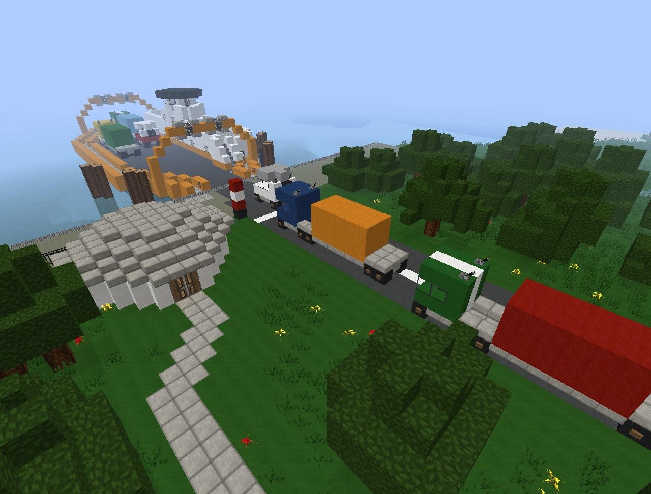 Simple Minecraft Ferry Minecraft Map