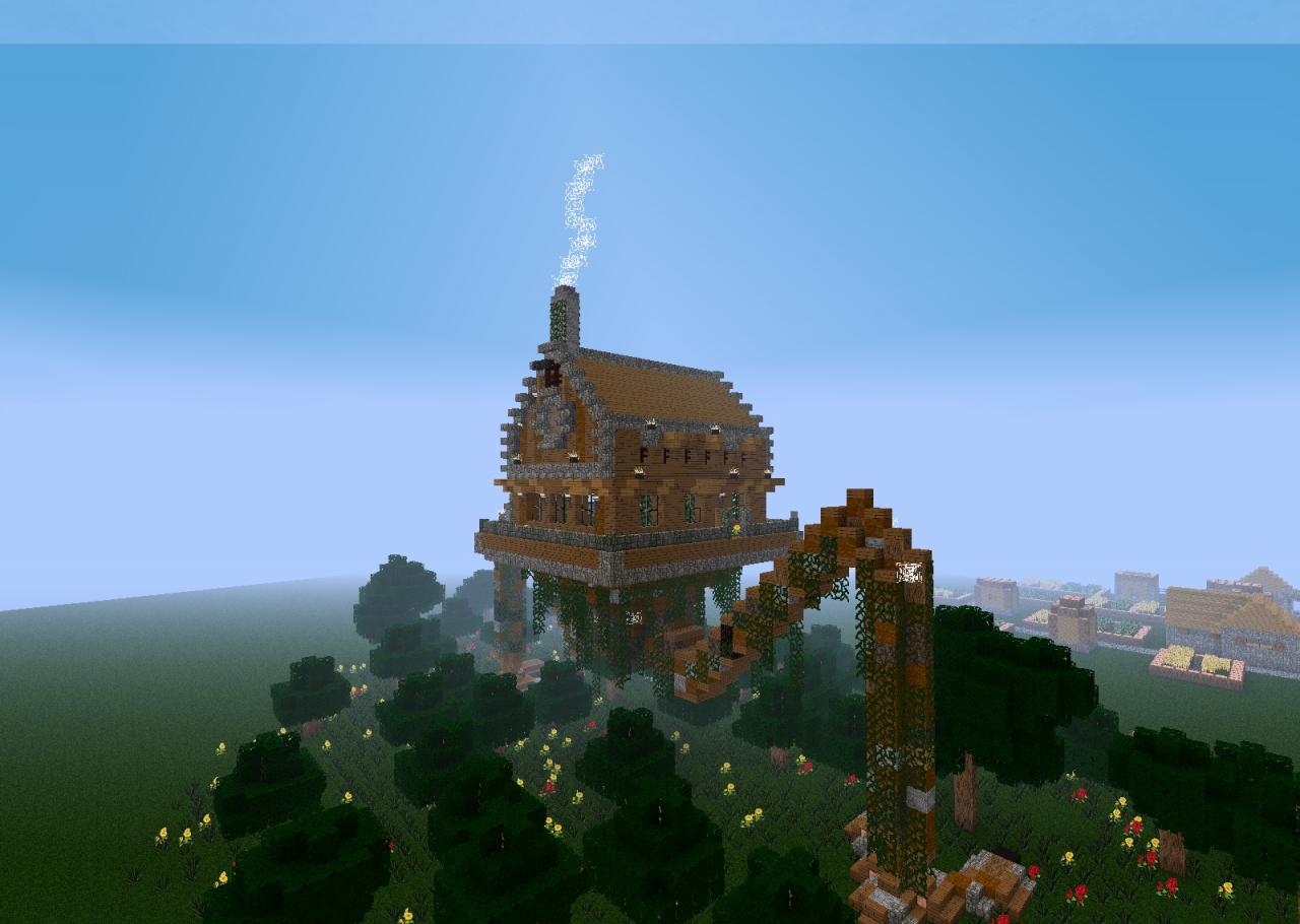 Walking House of Fangorn Version 2.0 Minecraft Map