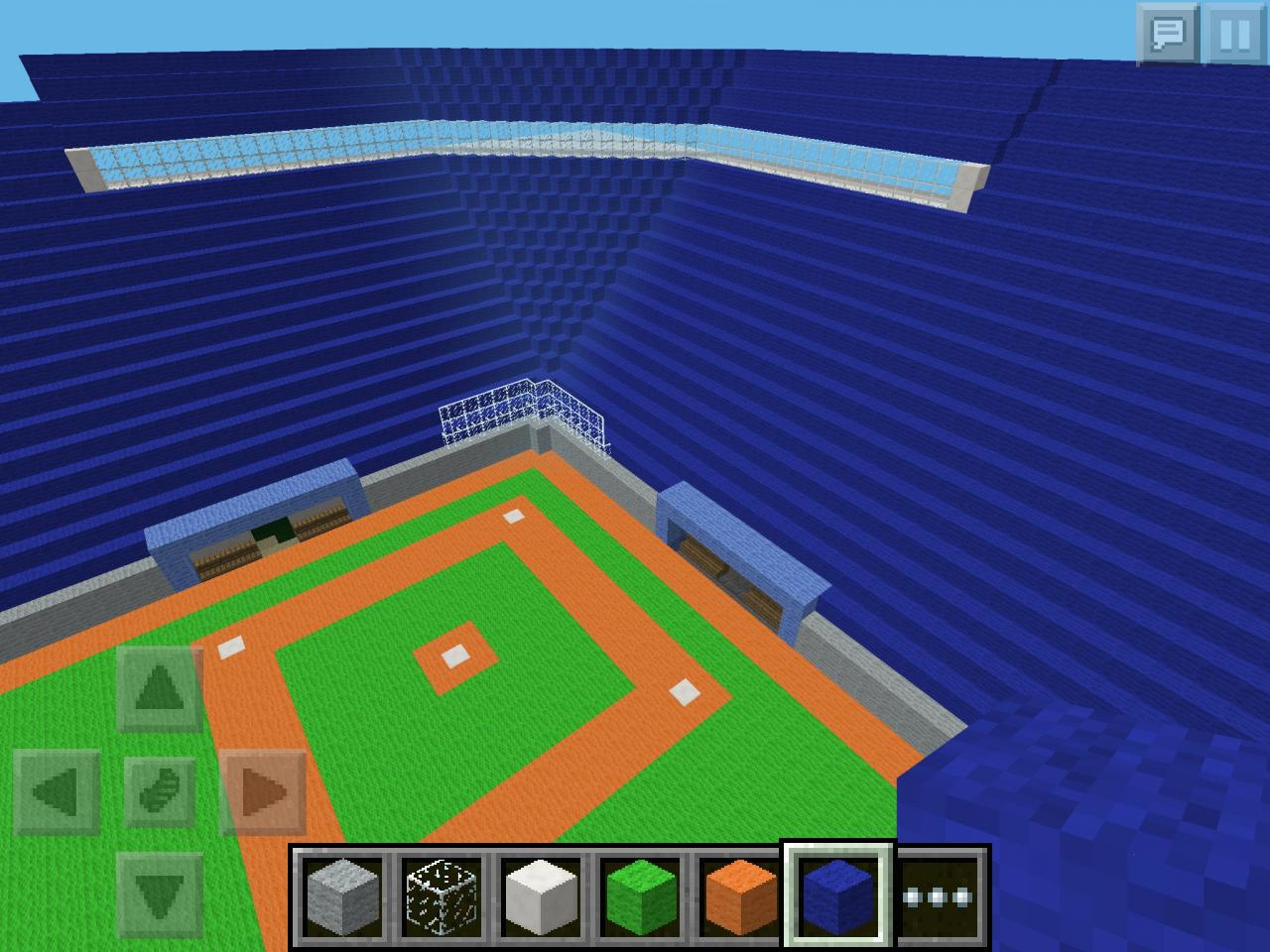 Minecraft baseball stadium Minecraft Map