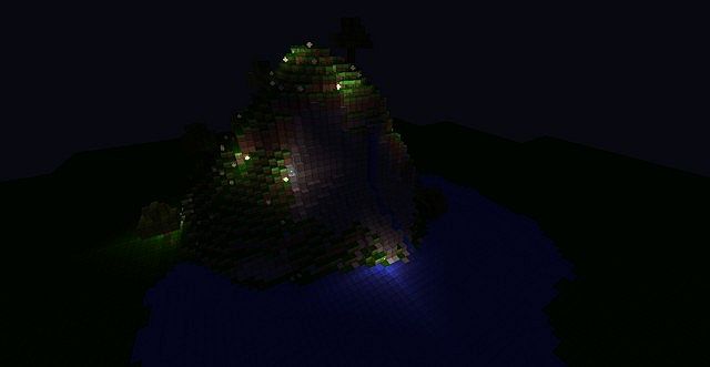 Basic Terraform #1 (Hill and Lake) Minecraft Map