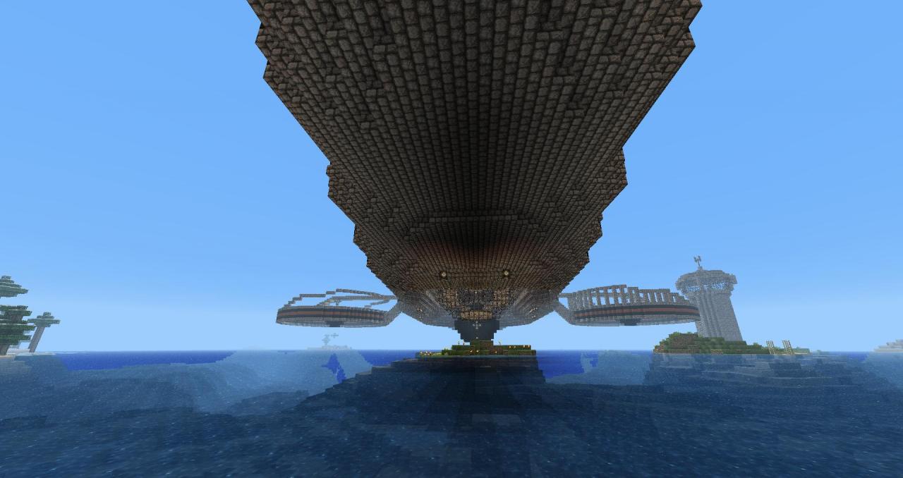 Daedalus Spaceship Minecraft Map
