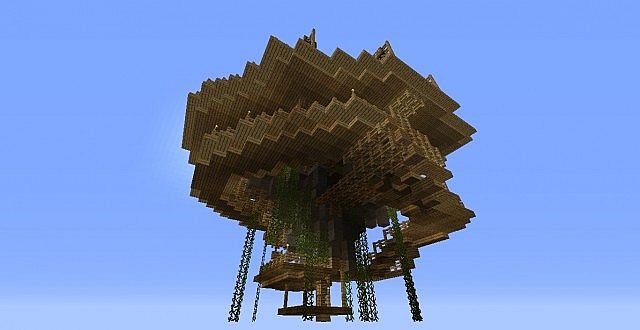 Floating island with stairs Minecraft Map