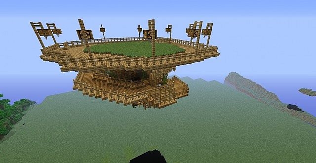 Floating island with stairs Minecraft Map