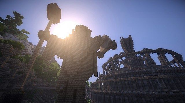 The Statues of Hammerfell - Fractured Forge MC Minecraft Map