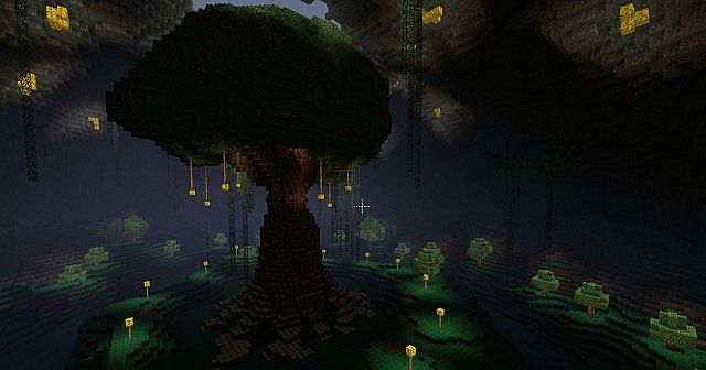 Underground Tree Minecraft Map