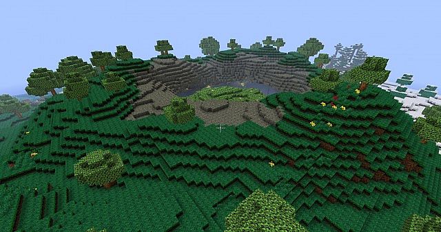 Underground Tree Minecraft Map
