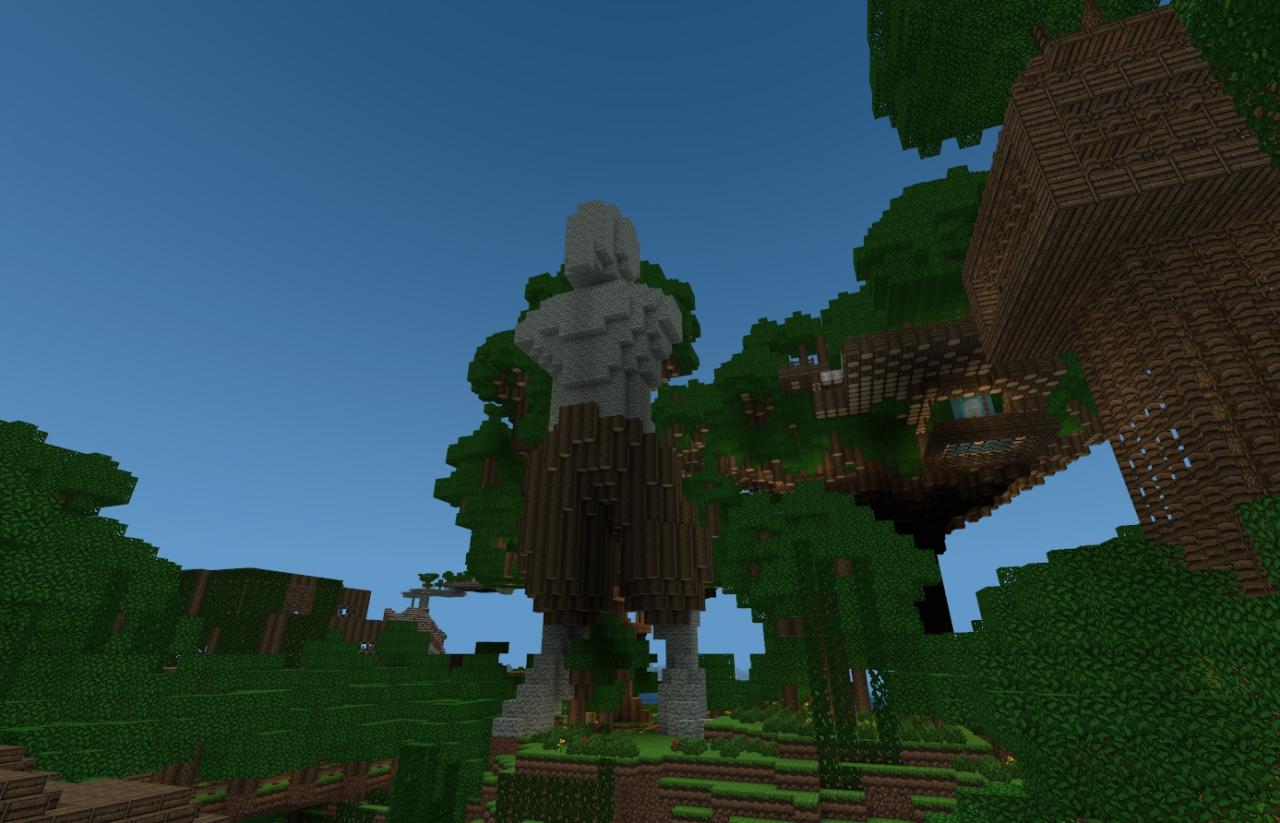 Tree Top Village Minecraft Map