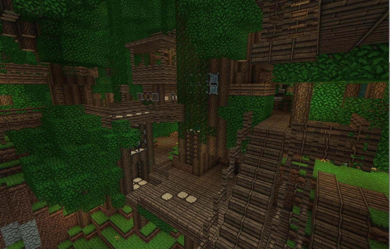 Tree Top Village Minecraft Map