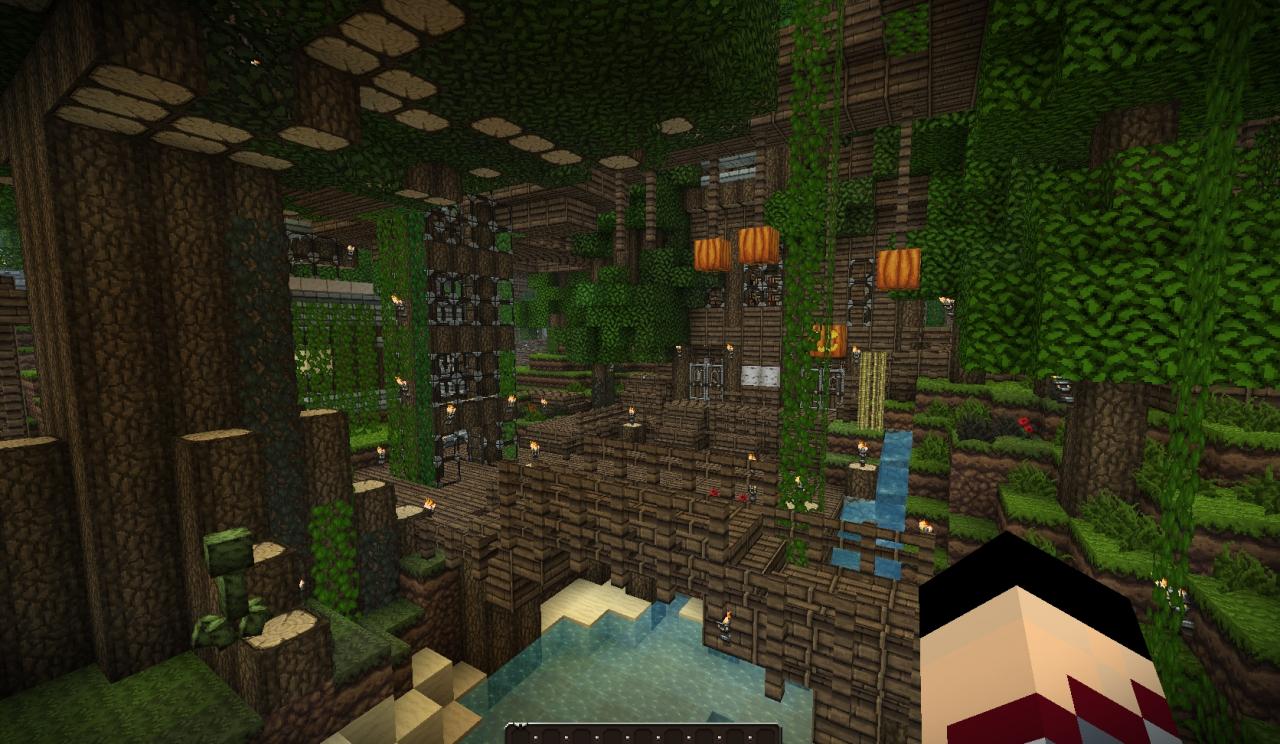 Tree Top Village Minecraft Map