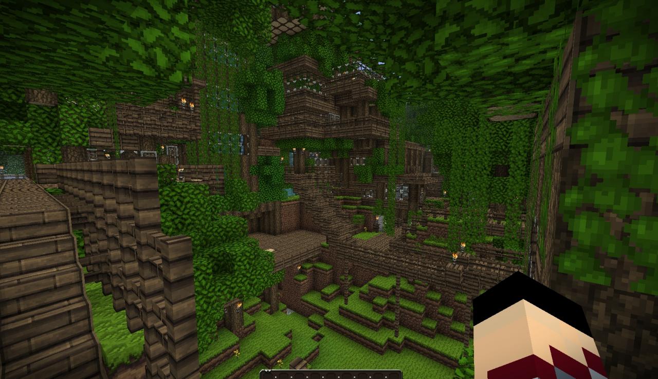 Tree Top Village Minecraft Map