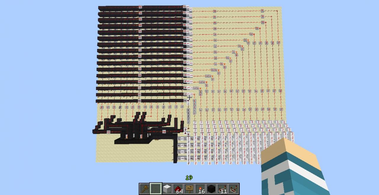 2 Digit Redstone Display Minecraft Map