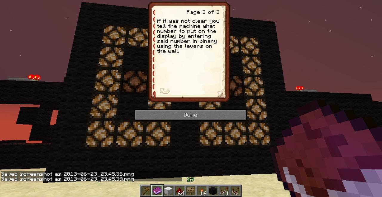 2 Digit Redstone Display Minecraft Map