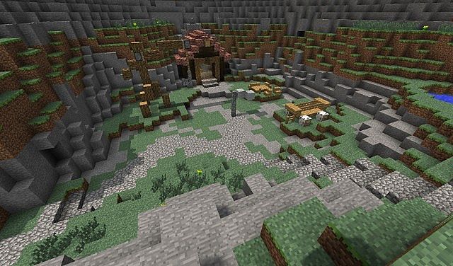 Crafty Basin Battleground Minecraft Map