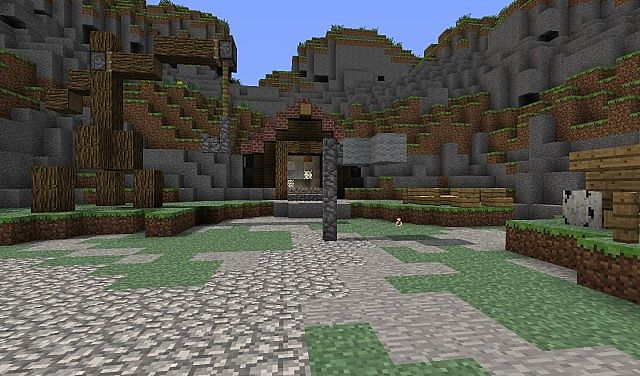 Crafty Basin Battleground Minecraft Map