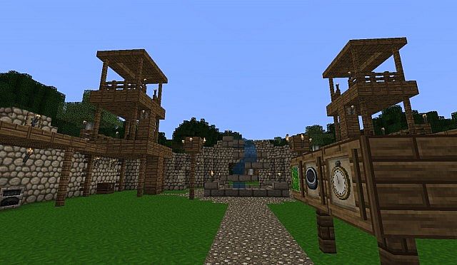 Small Medieval fort Minecraft Map
