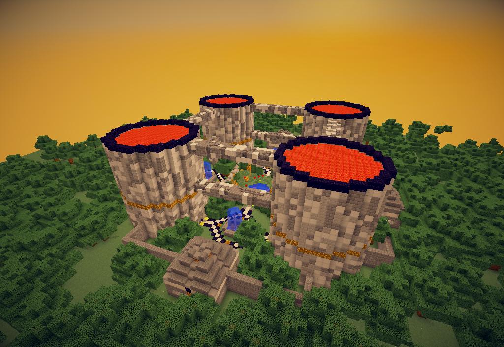 X-Plaza (PMC Spawn Entry) Minecraft Map