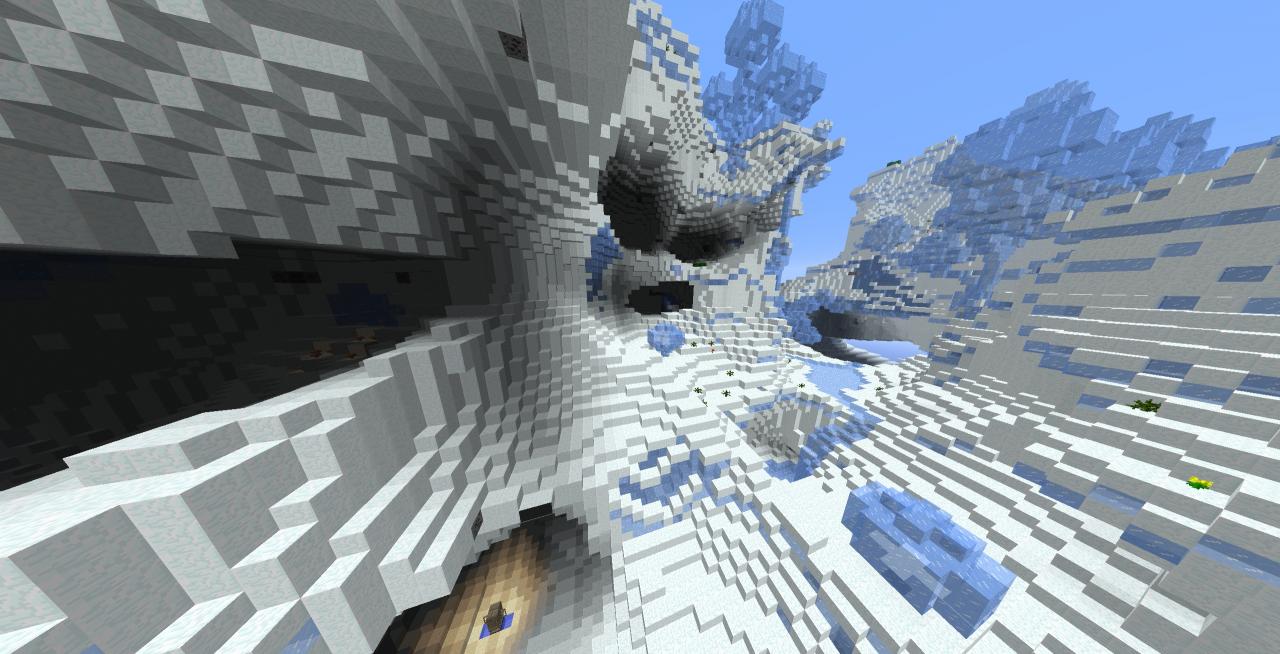 ICE WONDERLAND (custom terrain) Minecraft Map