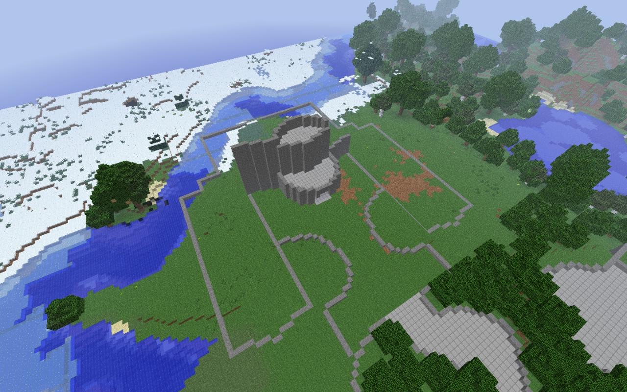 Dawn of the Night - Spawn - Completed (PMC Spawn Contest) Minecraft Map