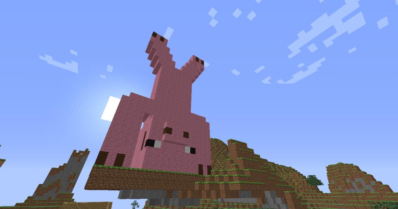 Upside down Pig Minecraft Map