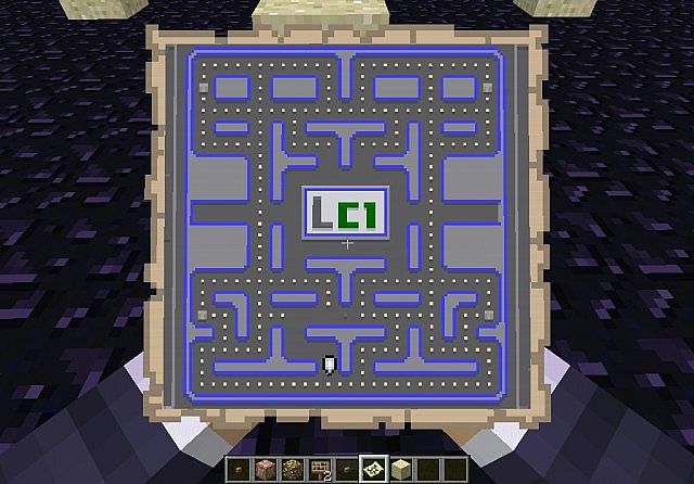 Pac-Man 5 Player Minigame Minecraft Map