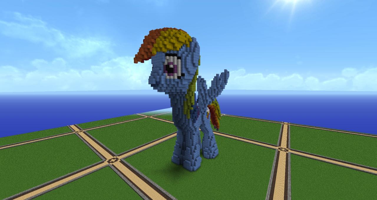Rainbow Dash Minecraft Map