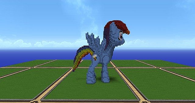 Rainbow Dash Minecraft Map