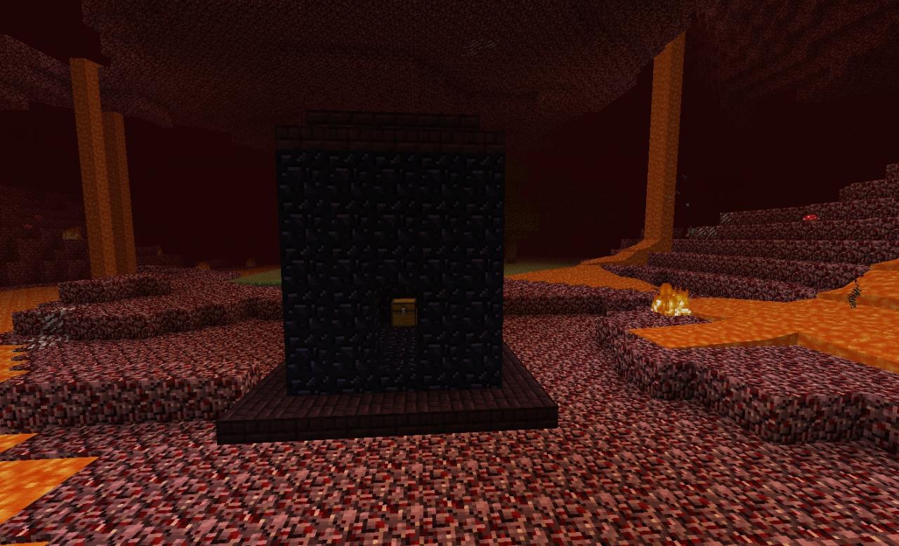 Hunger games/Survival games (Nether addition) Minecraft Map